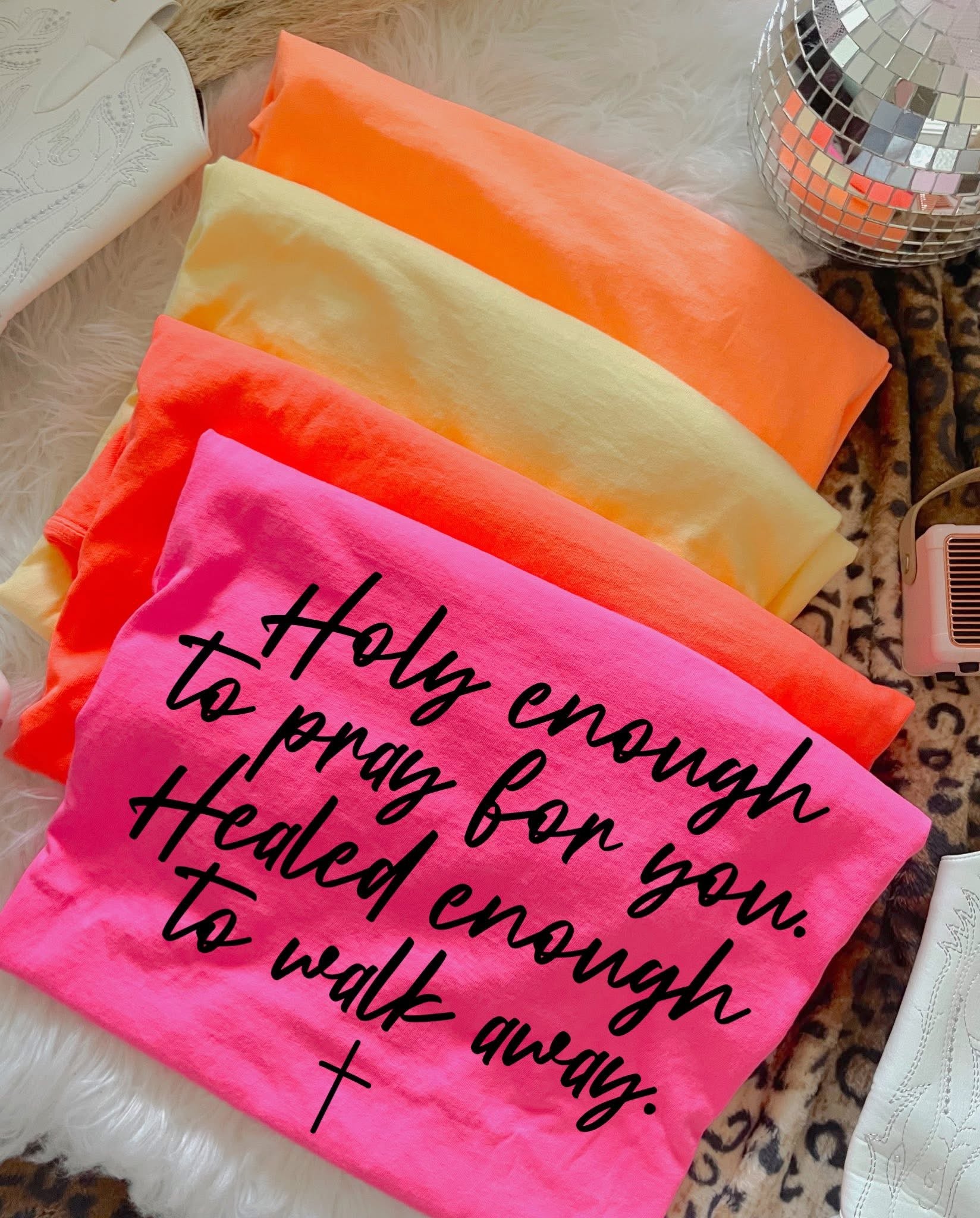 Holy Enough To Pray For You DTF Graphics – Downtown Darling Wholesale